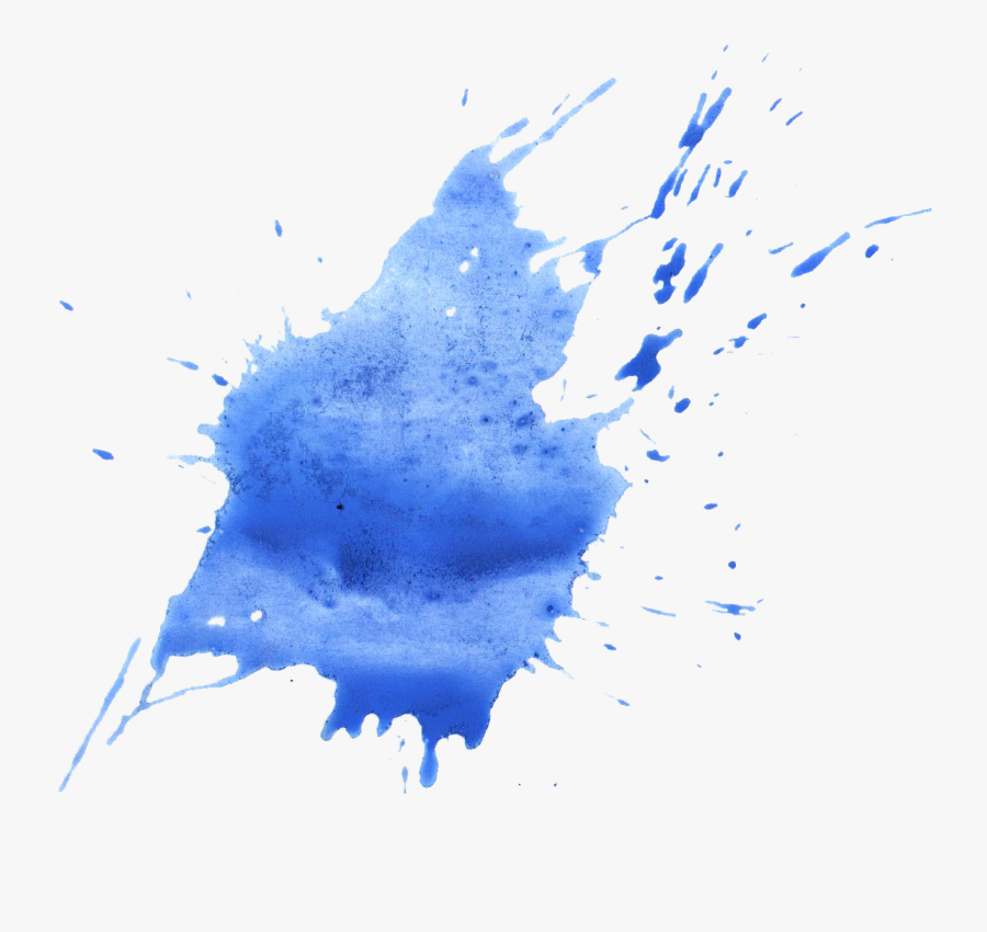 Water Splat Png - Blue Watercolor Splatter Png , Free Transparent ...