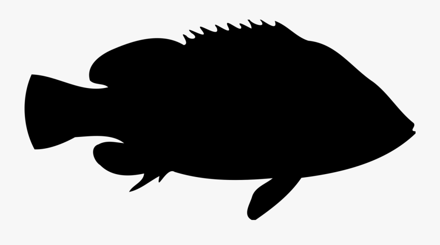 Silhouette,monochrome Photography,fish - Black Shadow Sea Png , Free ...