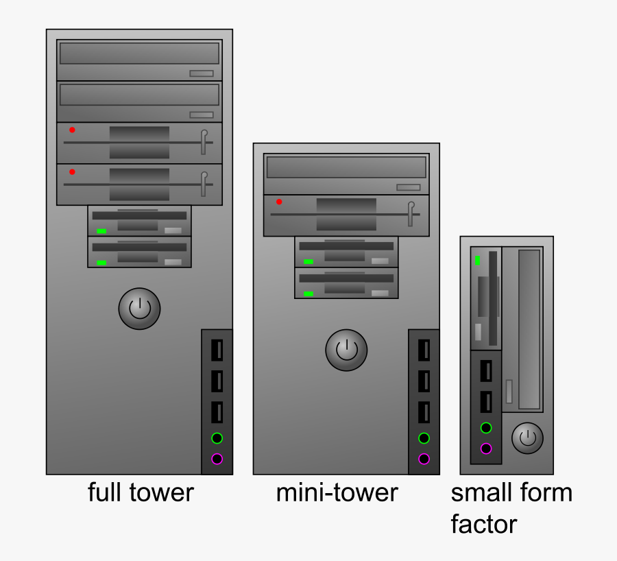 Three Types Of Computer Cases, Set Up - Tower Cases Types , Free ...