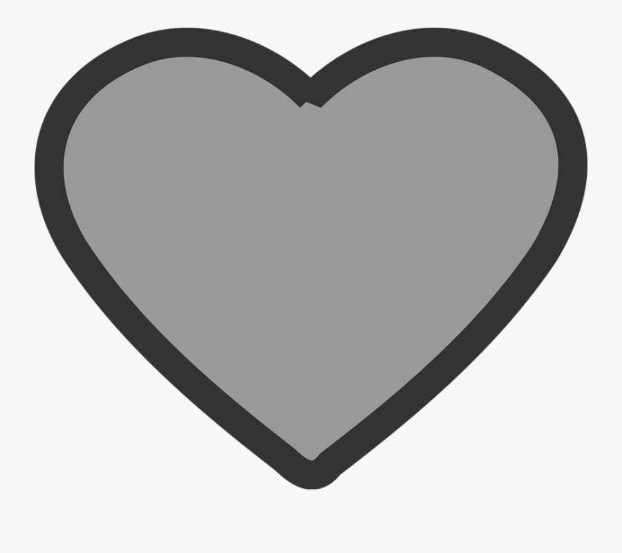 Gray Heart Cliparts 7, Buy Clip Art - Grey Hart , Free Transparent ...