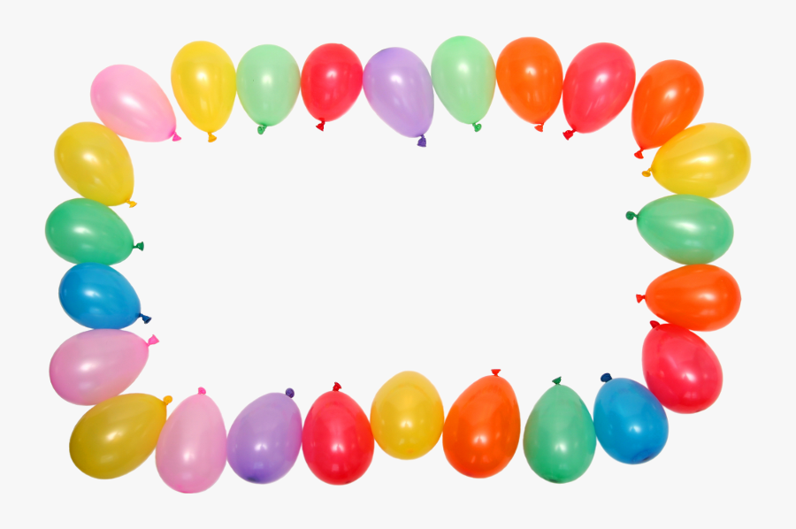 Birthday Balloon Border Clip Art - Background Wallpaper Hd With Frame ...