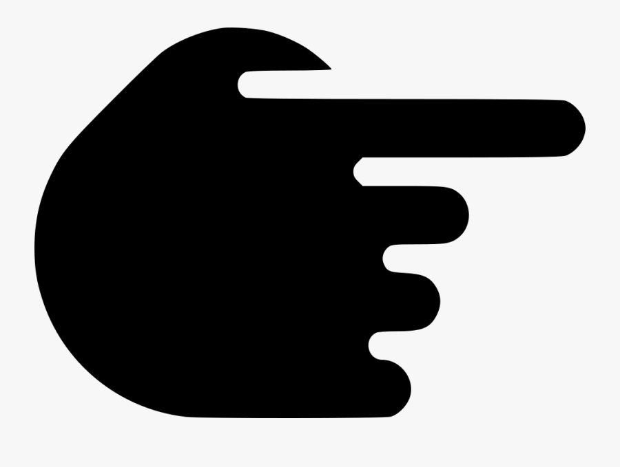 Hand,clip Art,logo,black And White,silhouette,gesture - Poke Icon Png ...
