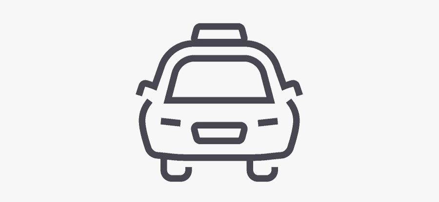 Taxi Icon - Line Art , Free Transparent Clipart - ClipartKey
