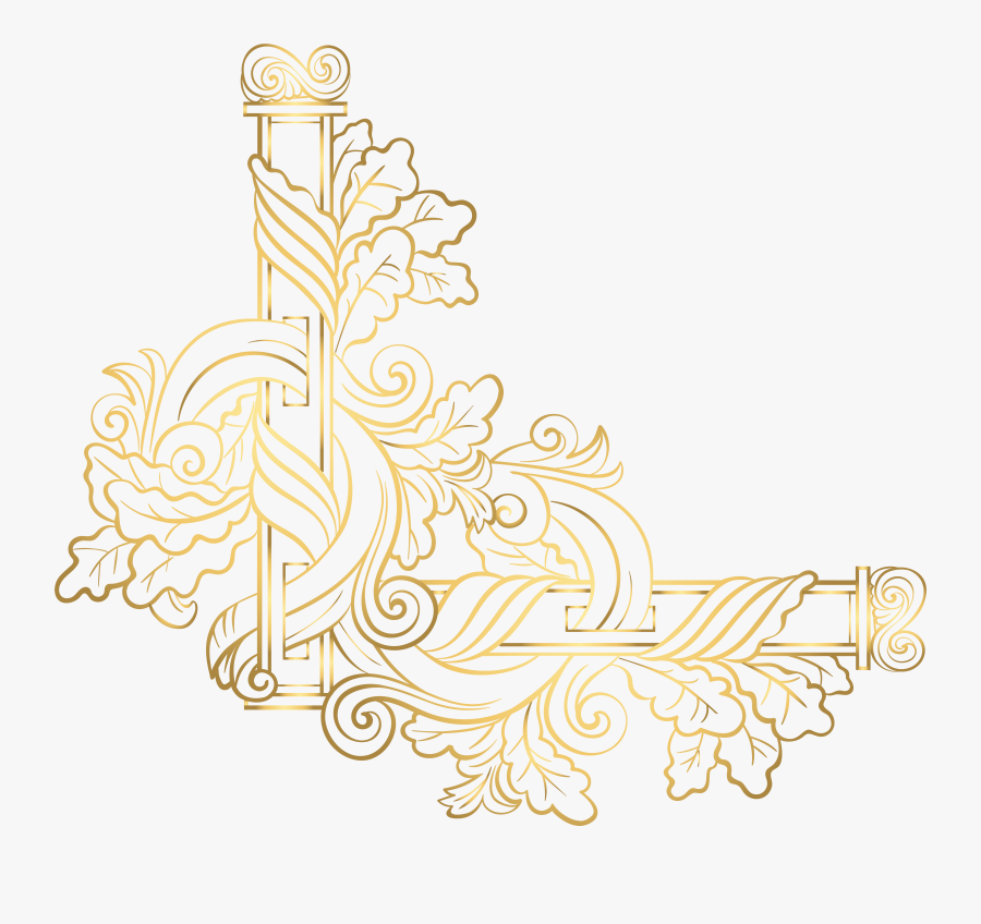 Transparent Corner Scroll Png , Free Transparent Clipart - ClipartKey