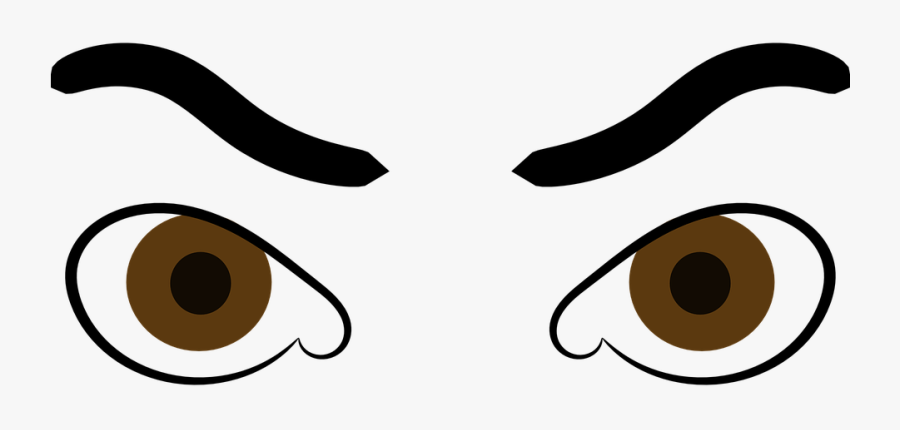 Free Clip Art Eyes - Angry Eyes Clipart Png , Free Transparent Clipart ...
