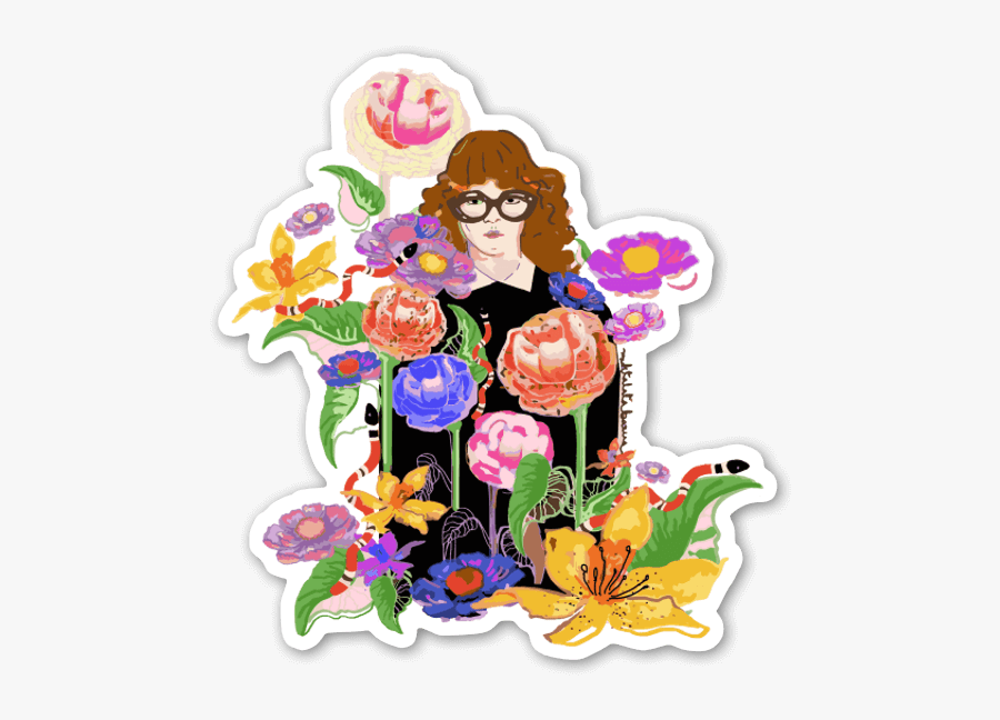 Flower Girl Sticker , Free Transparent Clipart - ClipartKey