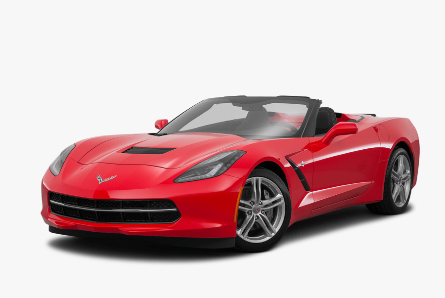 Convertible Red Corvette - Car Png , Free Transparent Clipart - ClipartKey