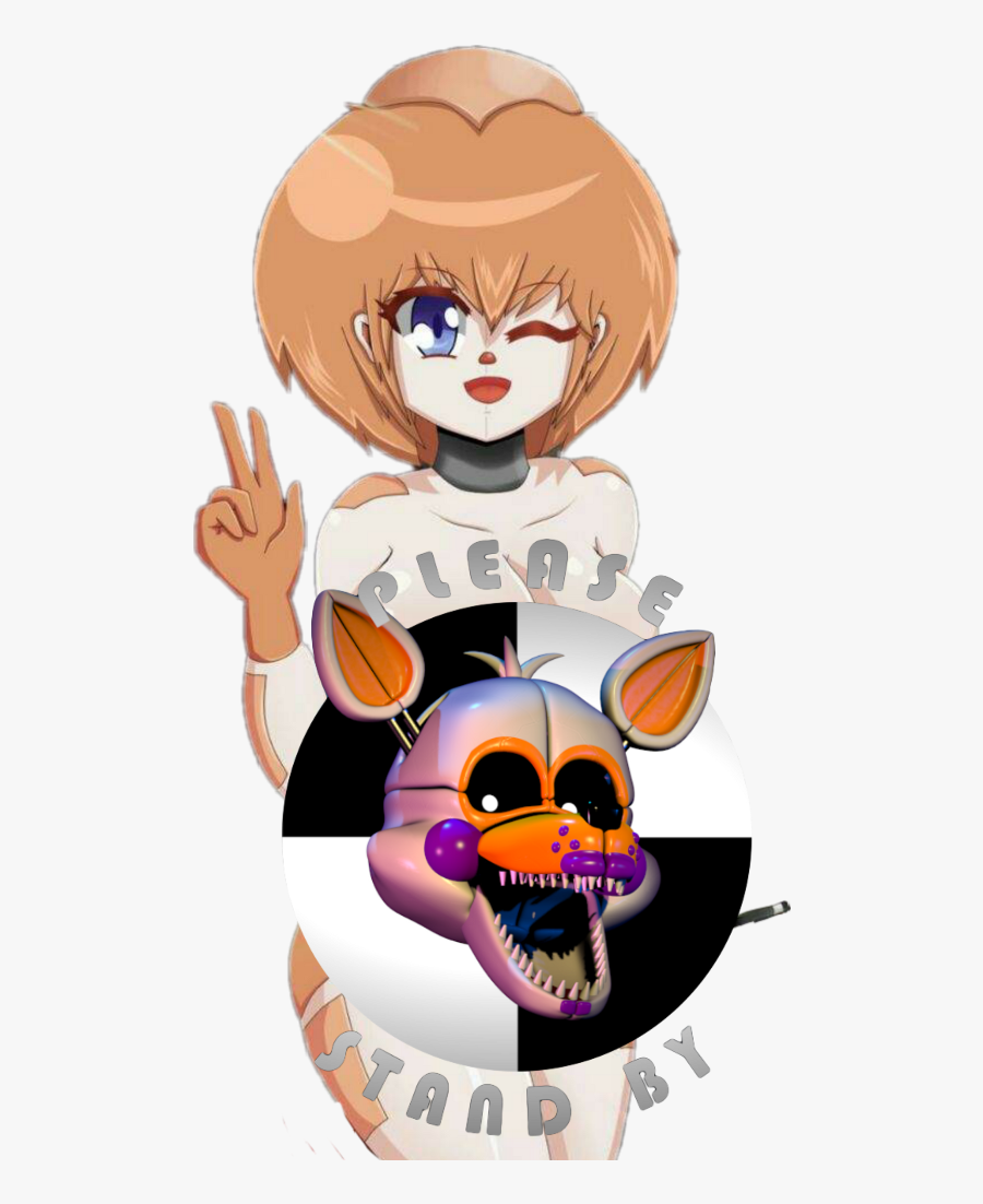 Fnaf 5 Lolbit Please Stand Clipart , Png Download - Please Stand By ...