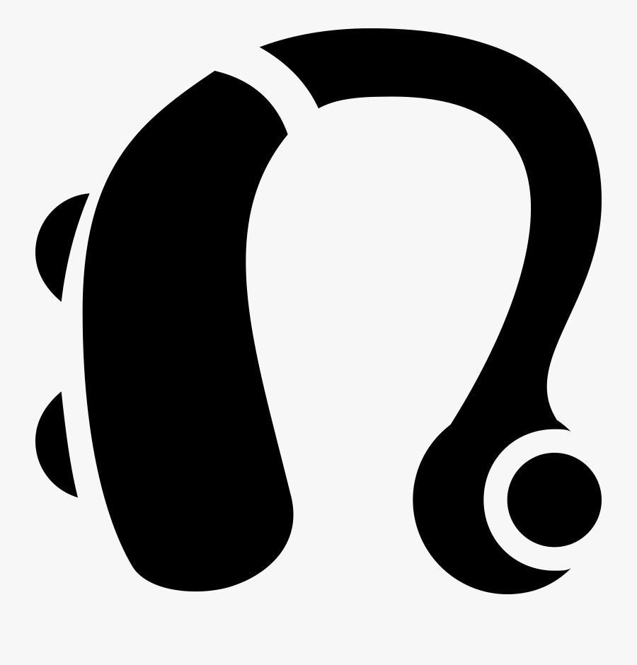 Hearing Aid Svg Png - Hearing Aid Black And White , Free Transparent ...