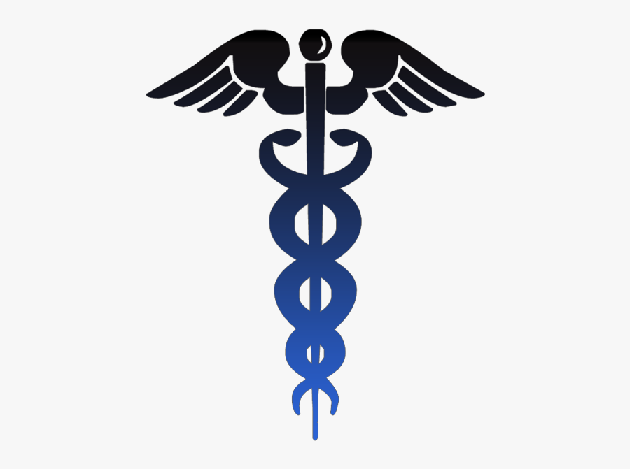 Caduceus Symbol Black Blue - Caduceus Vector , Free Transparent Clipart ...