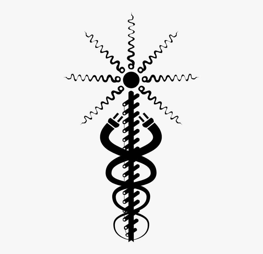 Abstract Caduceus - Calligraphy , Free Transparent Clipart - ClipartKey