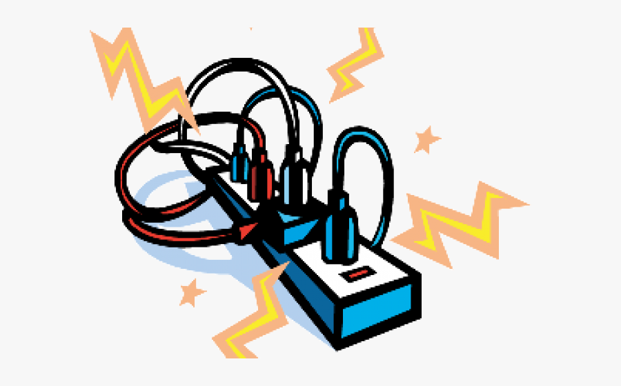 Electrical Clipart Power Strip - Surged Definition , Free Transparent ...
