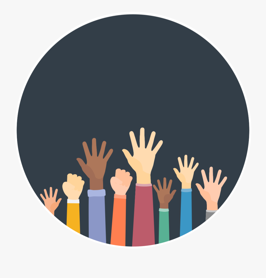 Transparent Raised Hands Png - Social Awareness , Free Transparent ...