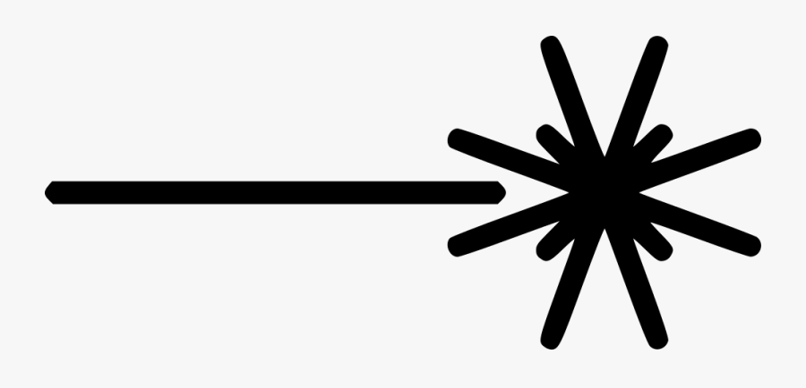 Clip Art Laser Beam Logo - Laser Beam Black And White , Free ...
