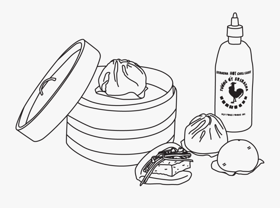 Transparent Bun Clipart - Char Siu Bao Drawing , Free Transparent ...