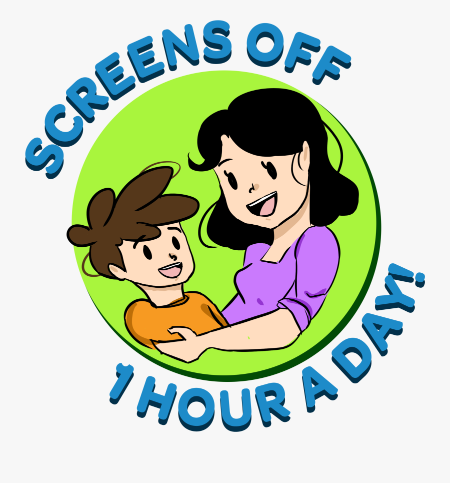 All Screens Off Hour - Cartoon , Free Transparent Clipart - ClipartKey