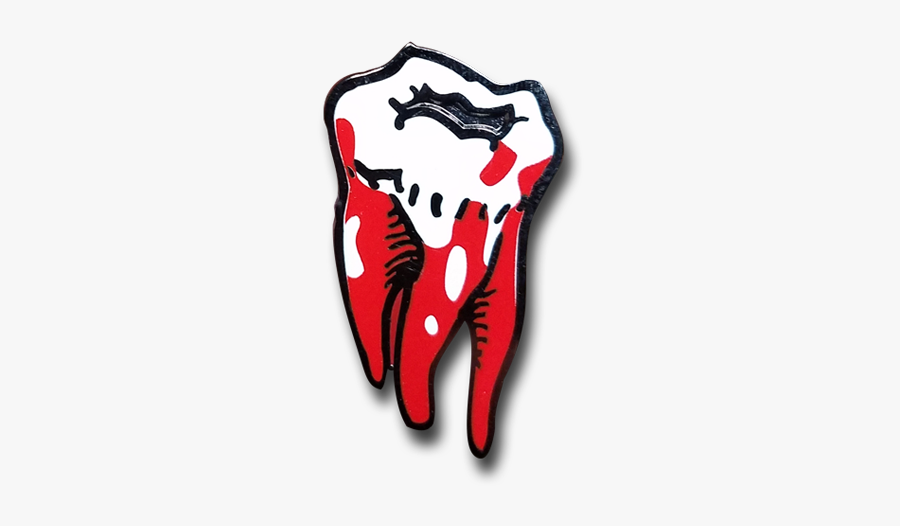 Bloody Cavity Pin With Silkscreen , Free Transparent Clipart - ClipartKey