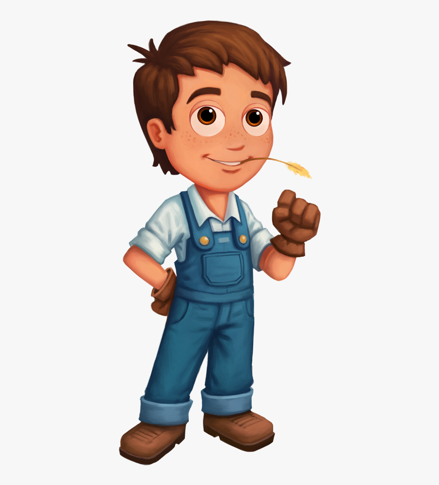 Country Boy Transparent & Png Clipart Free Download - Farmville Png ...
