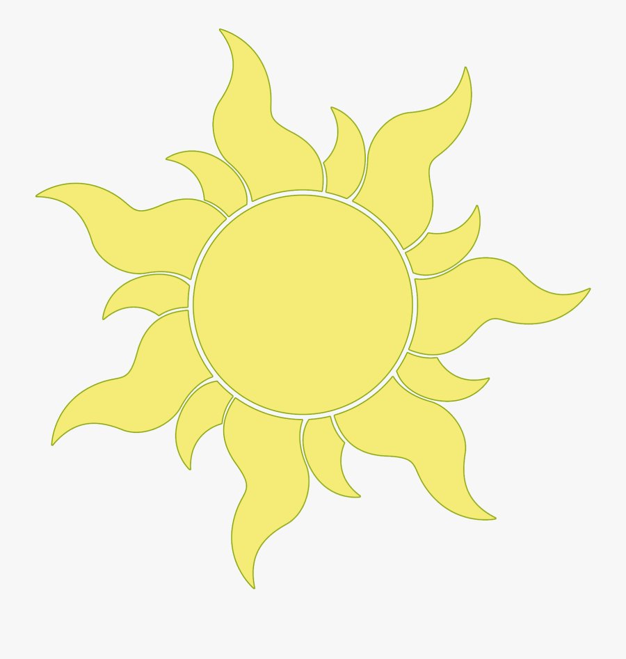 Tangled Yellow Sun Clipart at Nell Velez blog
