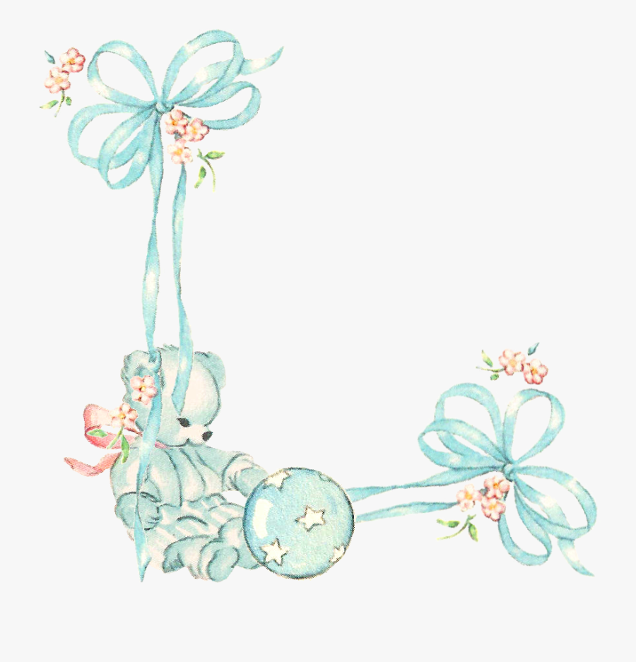 Baby Corner Border Design , Free Transparent Clipart - ClipartKey