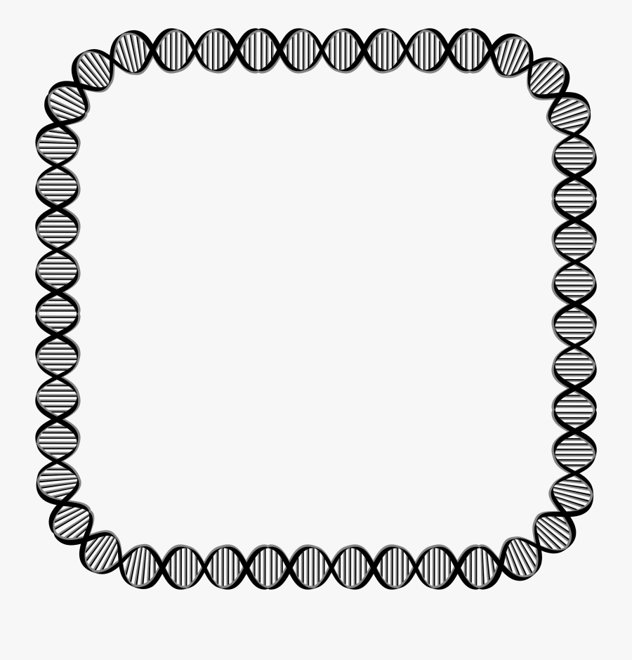 Clipart Dna Rounded Square Clipart - Dna Border Clipart , Free ...