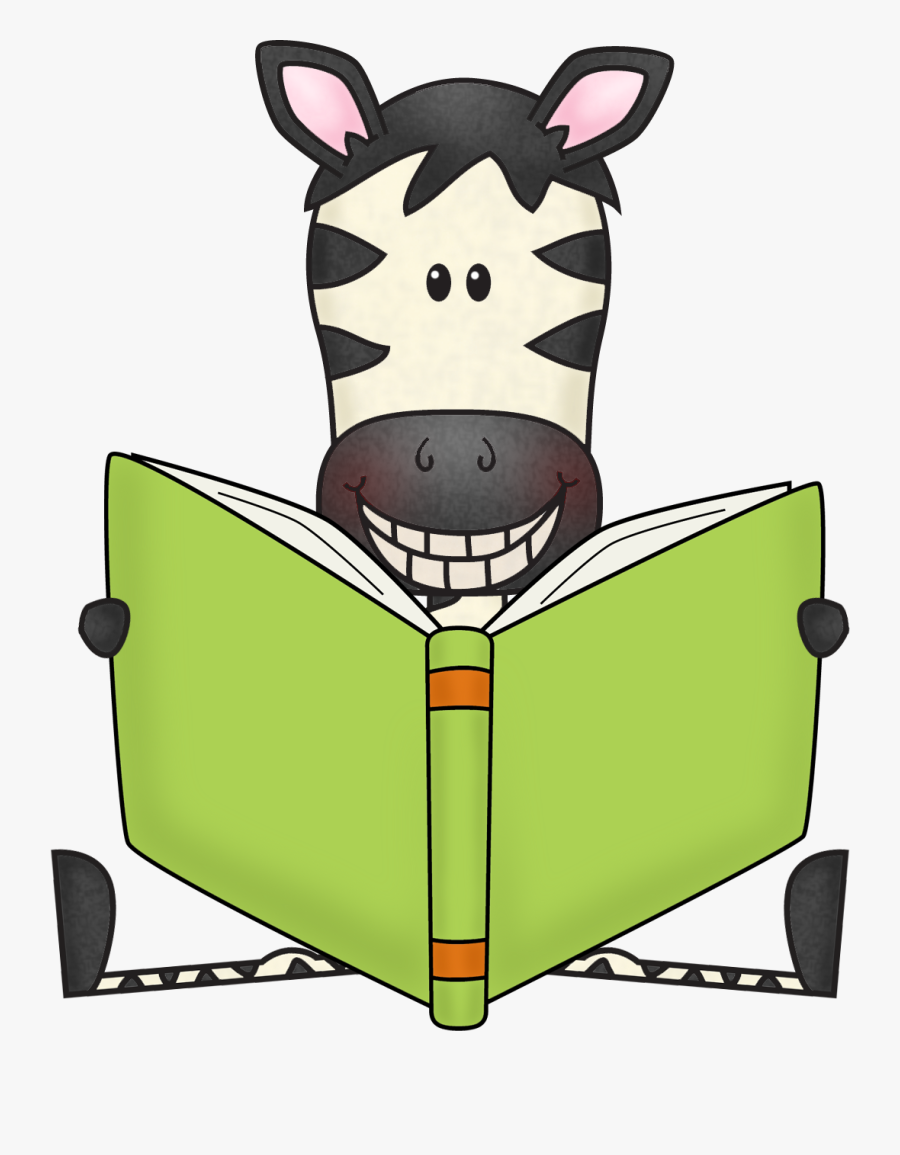 28 Collection Of Fun Book Clipart - Zebra Reading A Book , Free ...