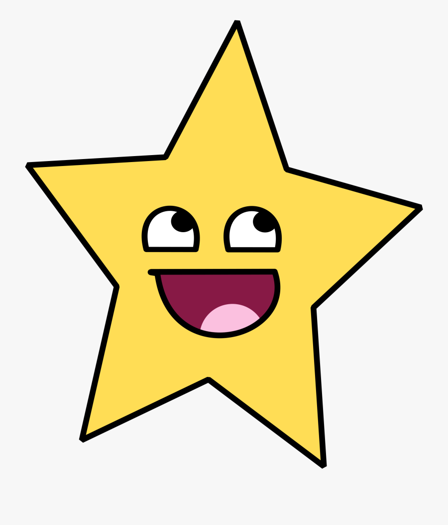 Stars Clipart Shooting - Cartoon Stars With Faces , Free Transparent ...