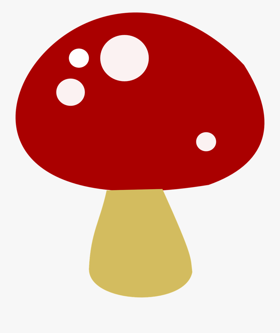 Red Fungi Free Vector - Red Mushroom Clipart , Free Transparent Clipart ...