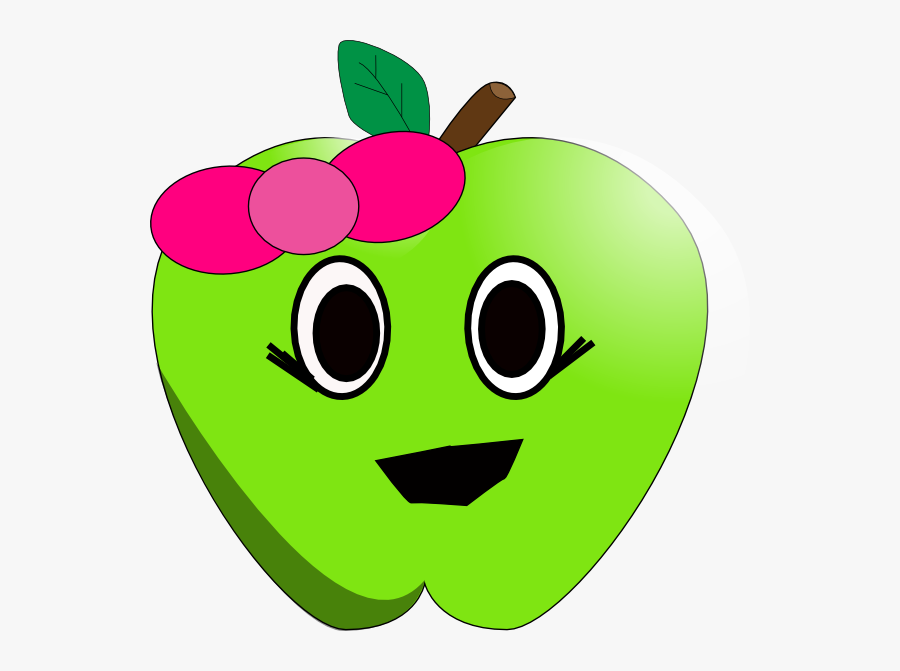 Apple Smiley Face Clipart - Cute Apple Clip Art , Free Transparent ...