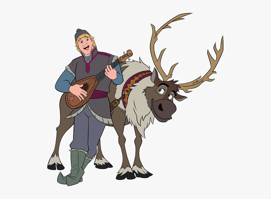 Kristoff And Sven Cartoon , Free Transparent Clipart - ClipartKey