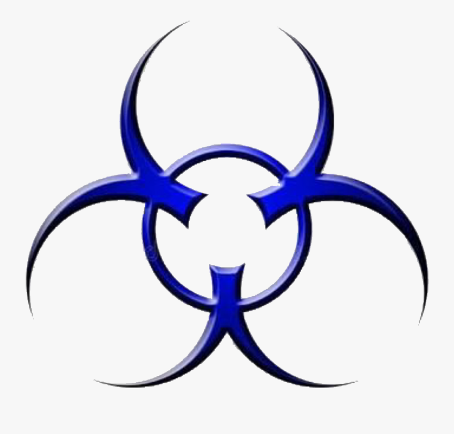 Biohazard Biohazardsticker Blue Symbol Freetoedit Clipart - Biohazard ...