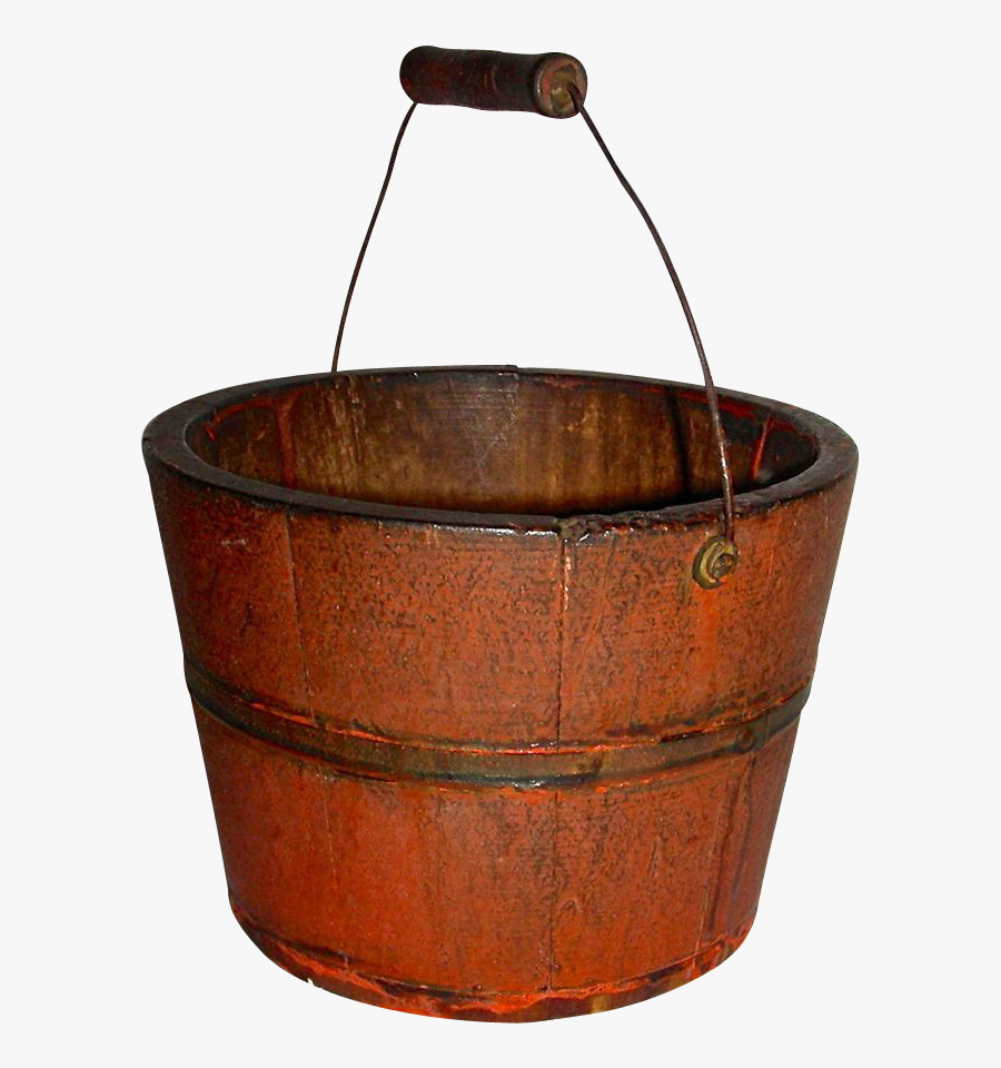 Clip Art Antique Well Bucket - Storage Basket , Free Transparent ...