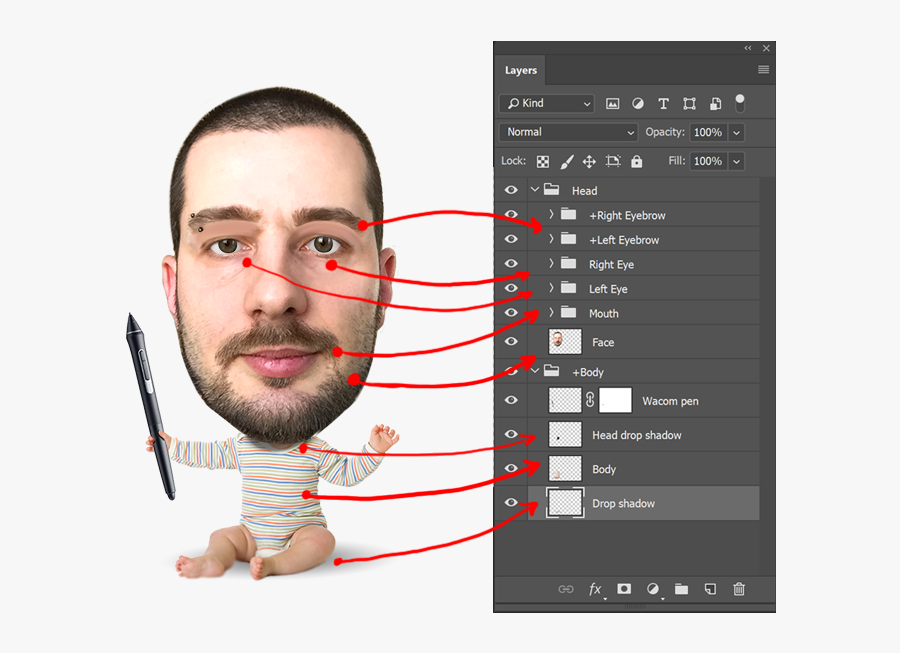 Clip Art How Create Adobe Character - Adobe Character Animator , Free ...