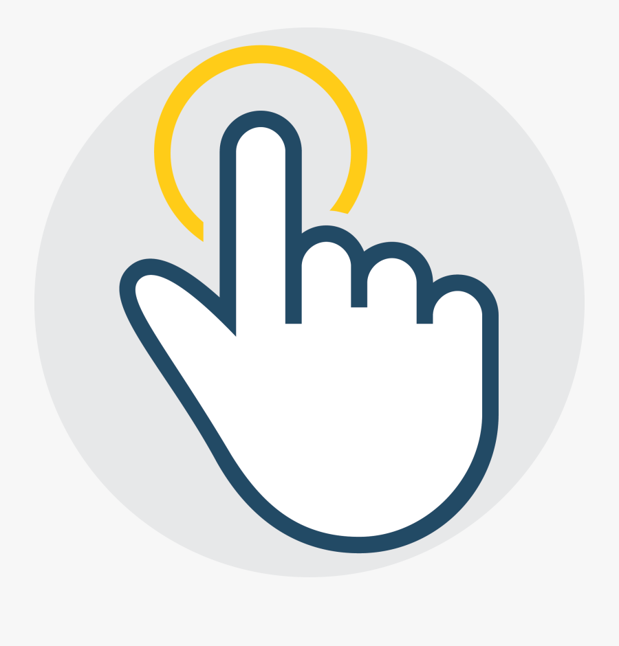 Offer Efficient, Quick And Easy Technology - Tap Here Icon Png , Free ...