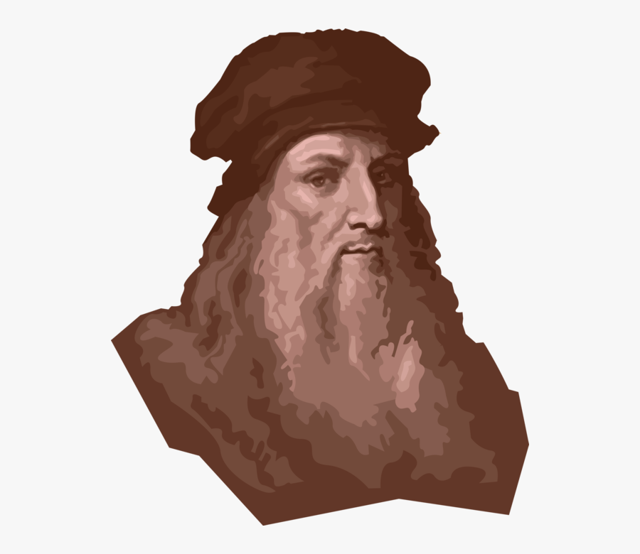 Vector Illustration Of Leonardo De Vinci Italian Renaissance - Leonardo ...