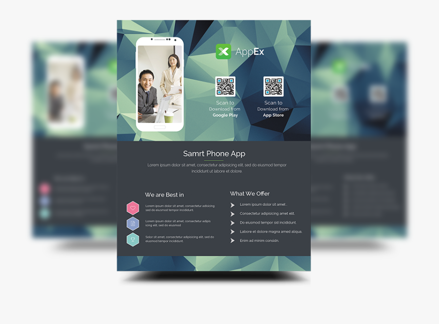 Clip Art App Promotion Flyer Designing - Graphic Design For App ...