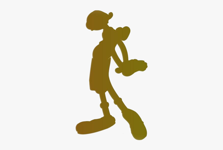 Vintage Olive Oil Popeye Cartoon Png - Olive Oyl Silhouette , Free ...
