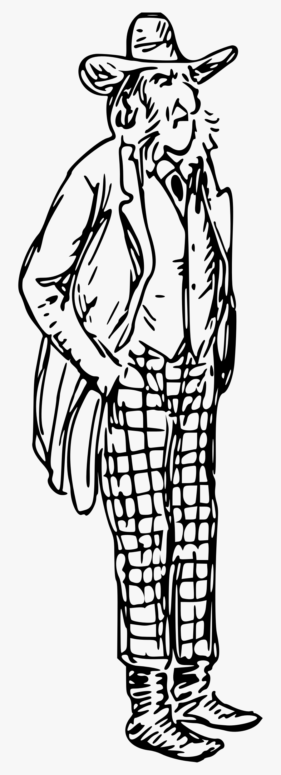 Old With Hands In , Free Transparent Clipart - ClipartKey