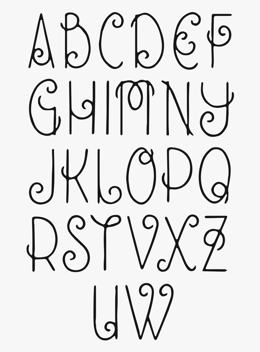 Clip Art Transparent Journaling Lettering Layout - Calligraphy , Free ...