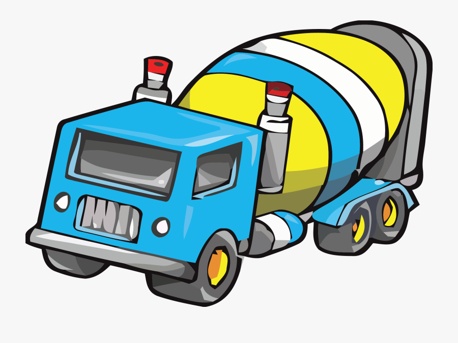 Cement Truck Perspective Clipart Png - Cement Truck Clip Art , Free ...