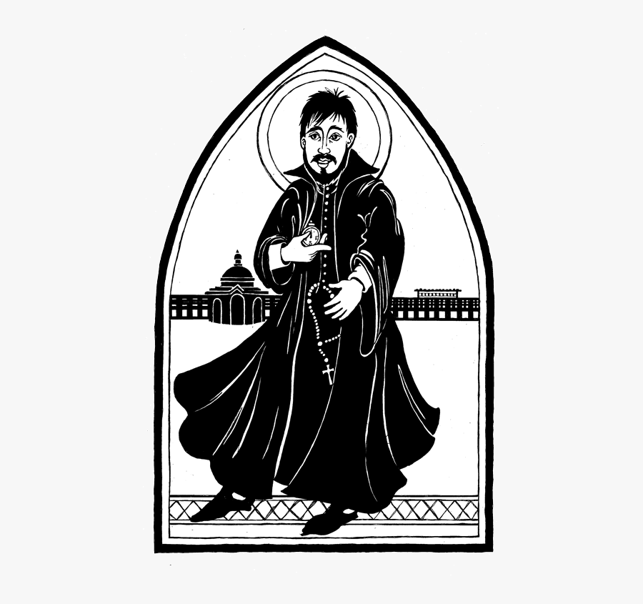 Saint Ignacio With A Compass - Illustration , Free Transparent Clipart ...