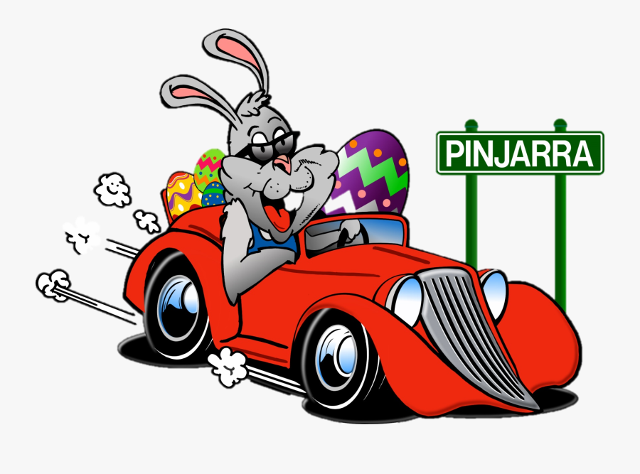 Easter Bunny Car - Easter Bunny In A Car , Free Transparent Clipart ...