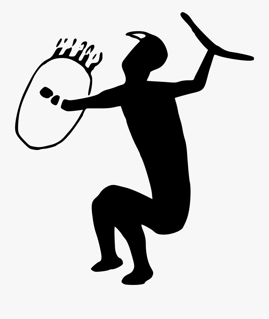 Painting Clip Art - Bushman Cartoon , Free Transparent Clipart - ClipartKey