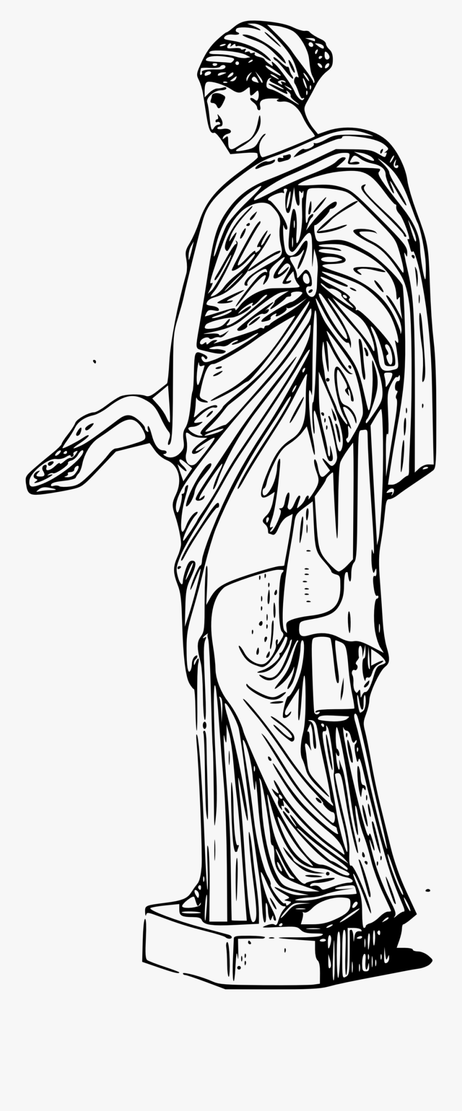Ancient Greek Line Drawing , Free Transparent Clipart - ClipartKey
