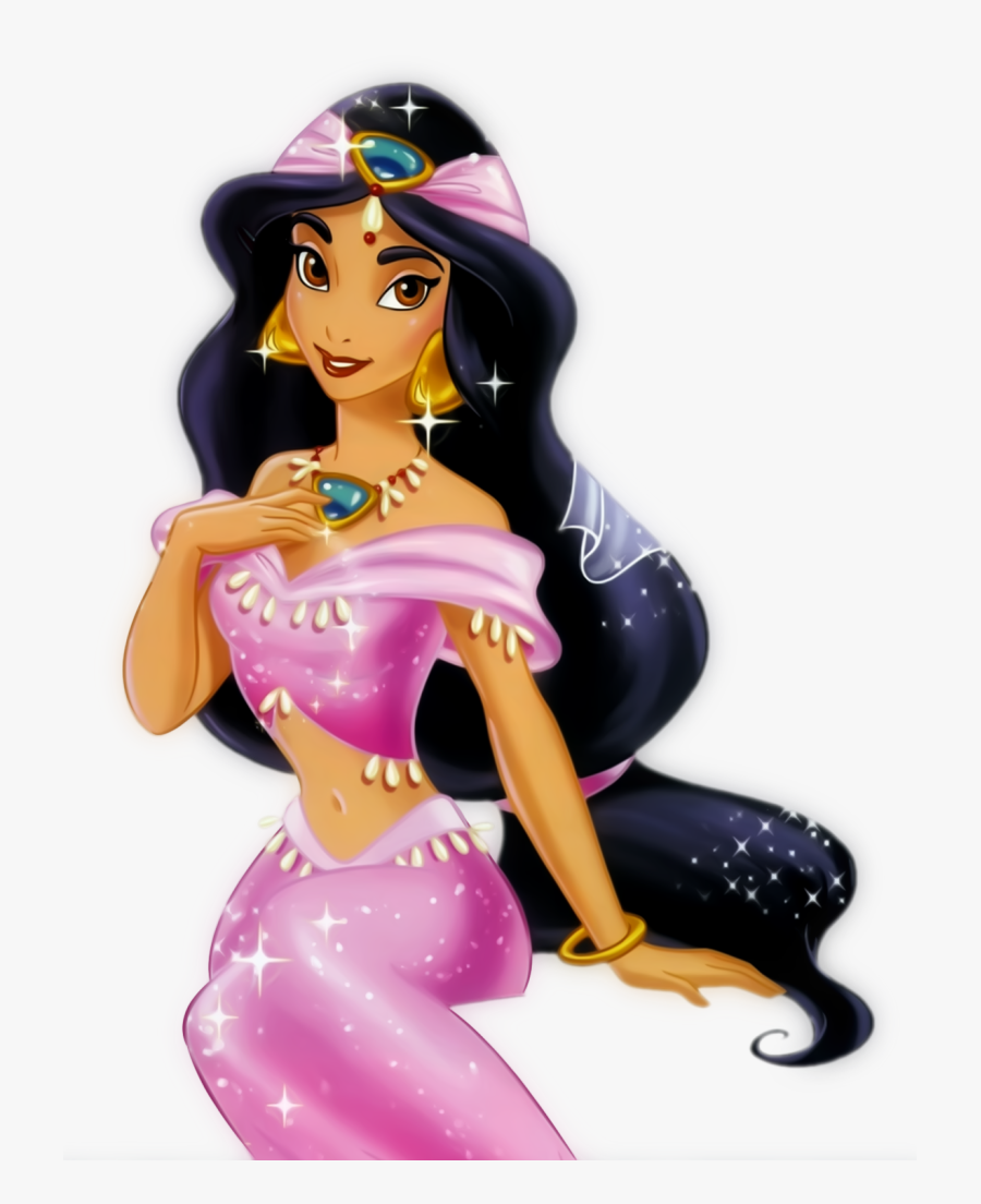 Transparent Princess Jasmine Clipart - Princess Jasmine In Pink , Free ...
