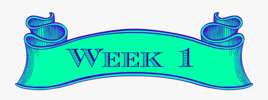 Week 1 Clipart , Free Transparent Clipart - ClipartKey