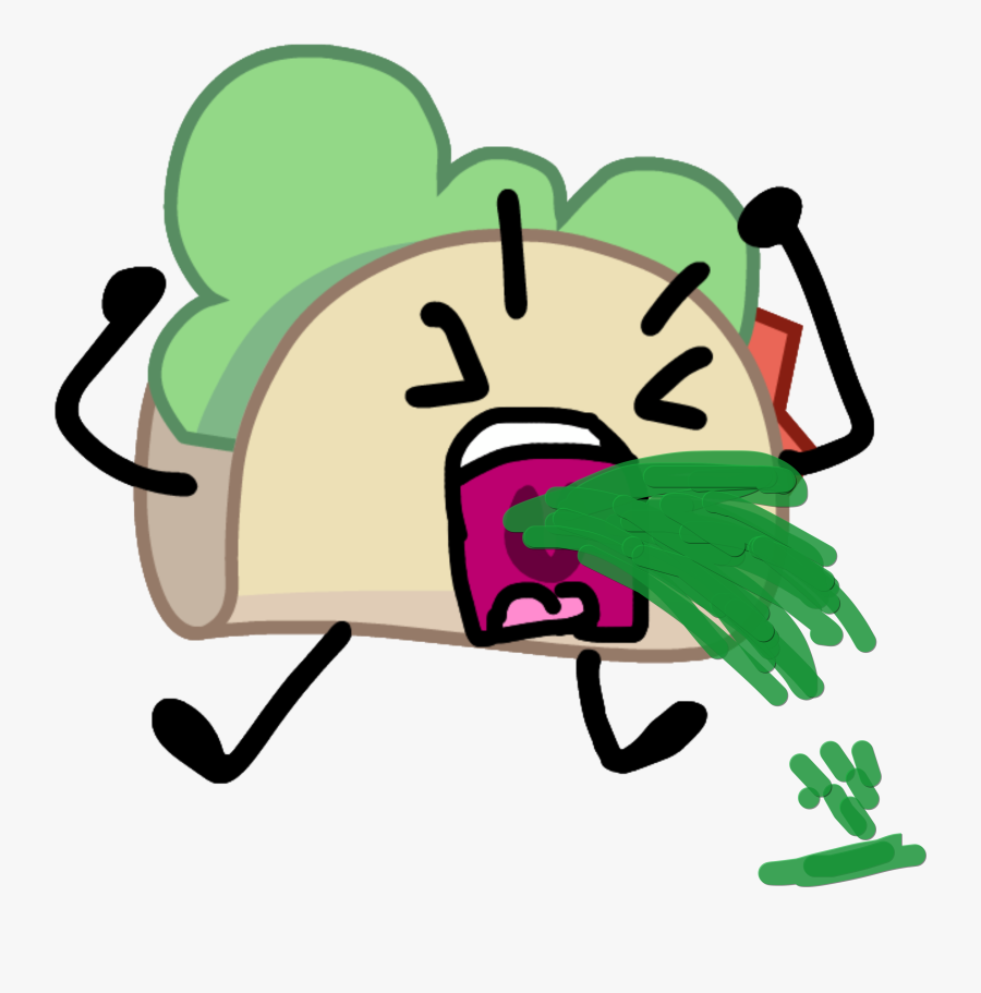 #freetoedit #bfb #vomit - Taco Bfb , Free Transparent Clipart - ClipartKey