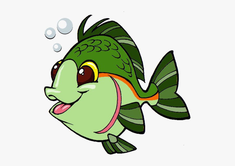 Transparent Fish Clipart - Green Fish Clipart , Free Transparent ...
