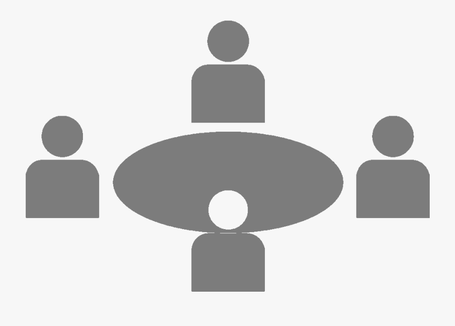 Round Table Meeting Icon - Illustration , Free Transparent Clipart ...