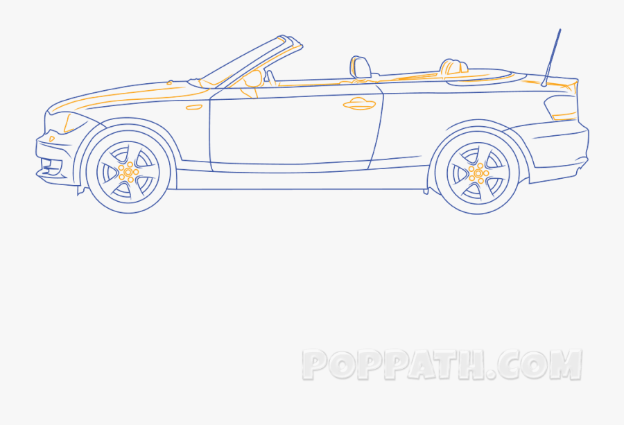 Convertible Car Body Type Outline - Convertible , Free Transparent ...